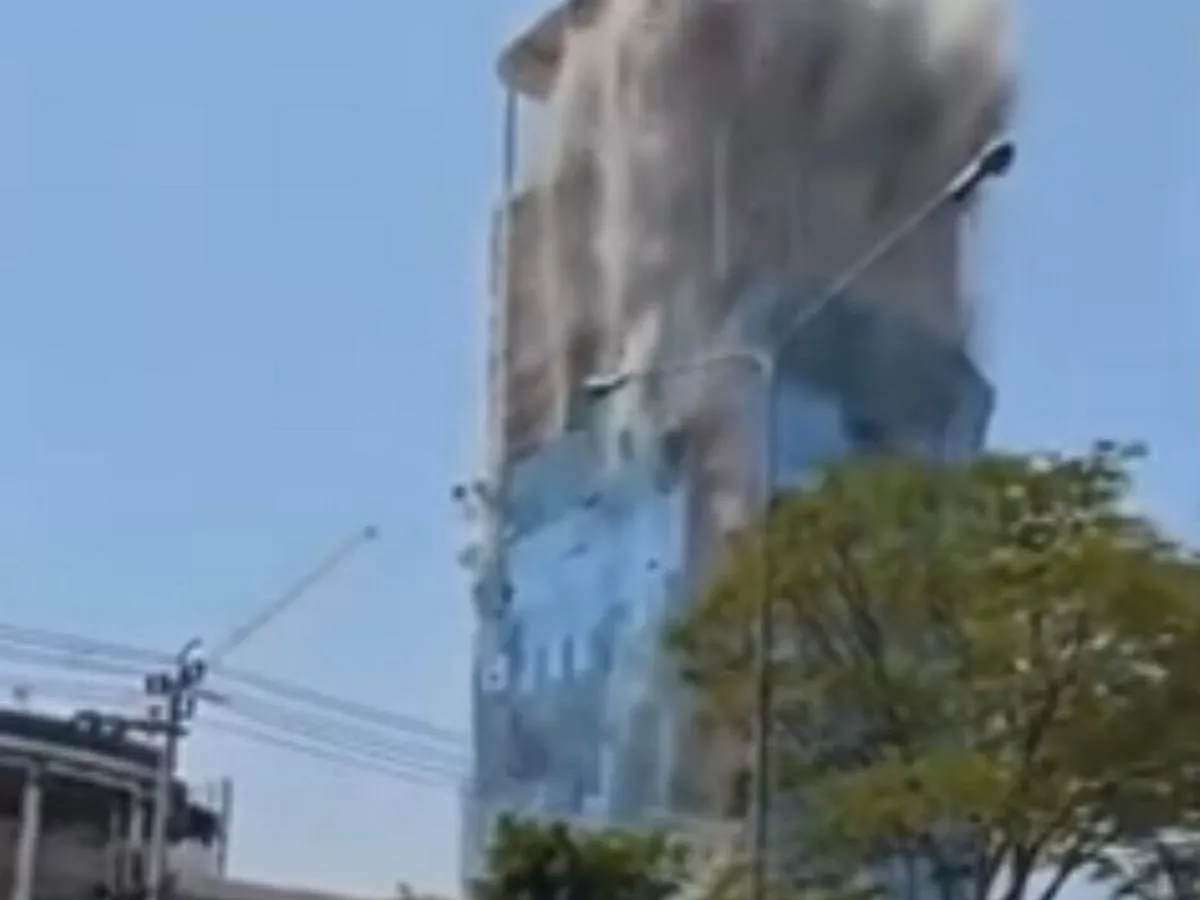Skyscraper Falls Like A House Of Cards After Powerful Earthq