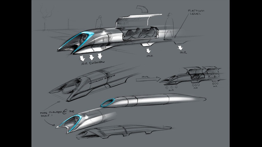 This Is How Elon Musk's Hyperloop Train System Will Look Lik