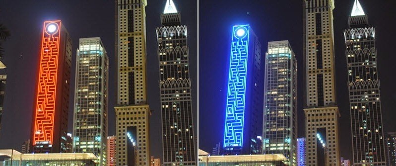 The Maze Tower In Dubai Has The World's Largest Vertical Maz