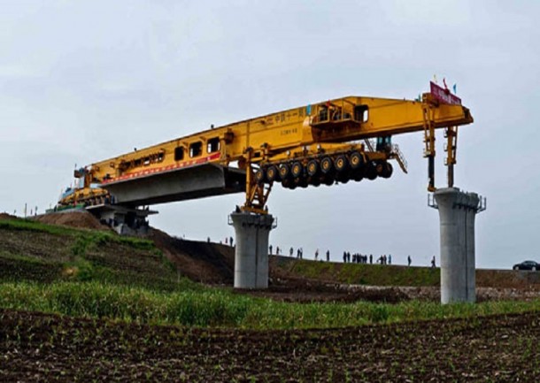 This Monster Sized Robot Is Building Bridges In China. This