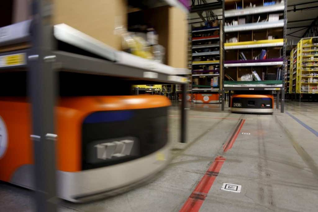 A Sneak Peak into Amazon's Warehouse Shows How Robots are Ta
