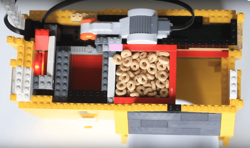 This Cute Cheerios Machine Made From Lego Serves You Breakfa