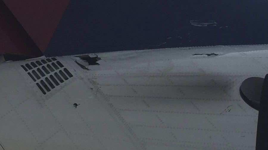 Delta Passengers Left Aghast As Airplane Engine Cover Falls