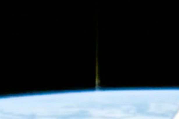 Mysterious Beam Of Light Emerging From The Earth Captured In