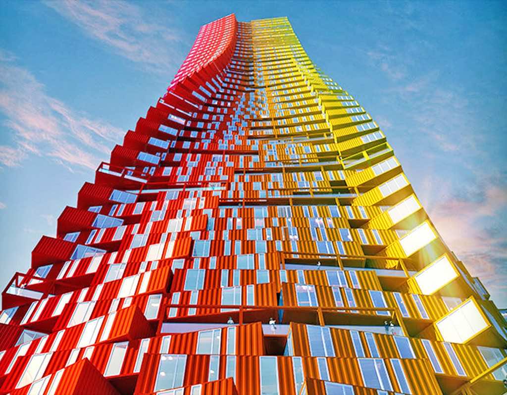 6 Incredible Buildings Made Out Of Shipping Containers