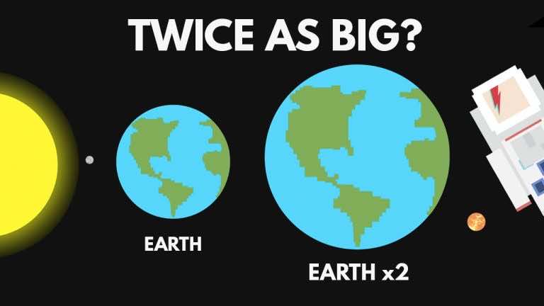 This Is What Would Have Happened If The Earth Were Twice As This Is What Would Have Happened If The Earth Were Twice As