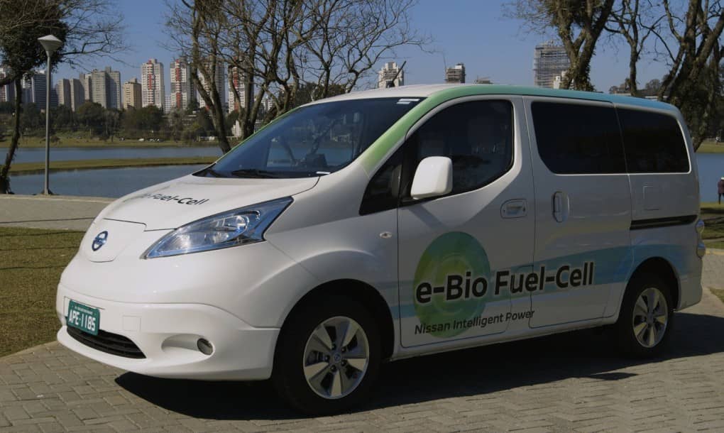 Nissan Unveils The World's First Bio Fuel-Cell Driven Car