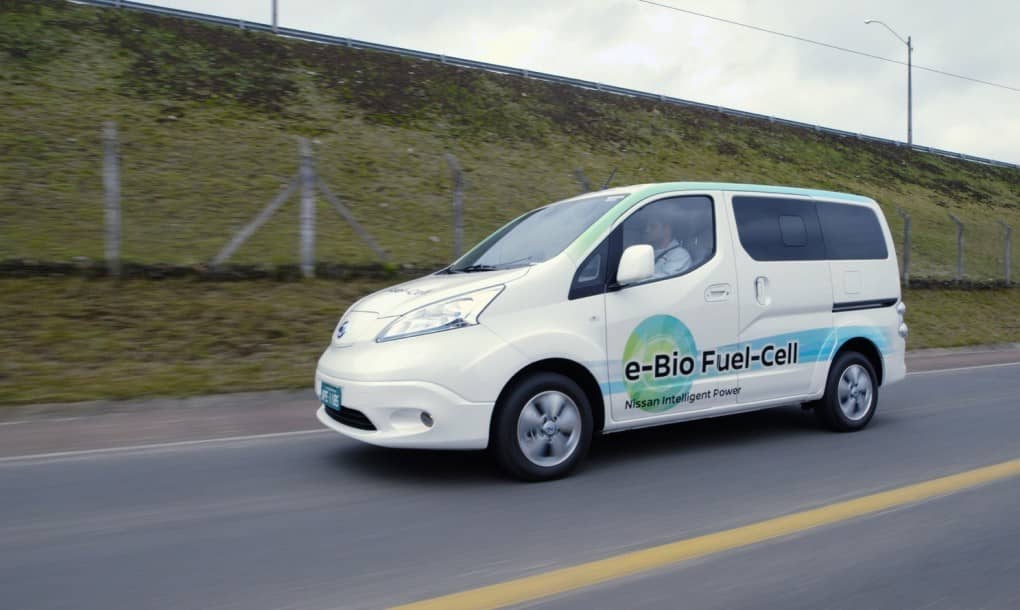 Nissan Unveils The World's First Bio Fuel-Cell Driven Car