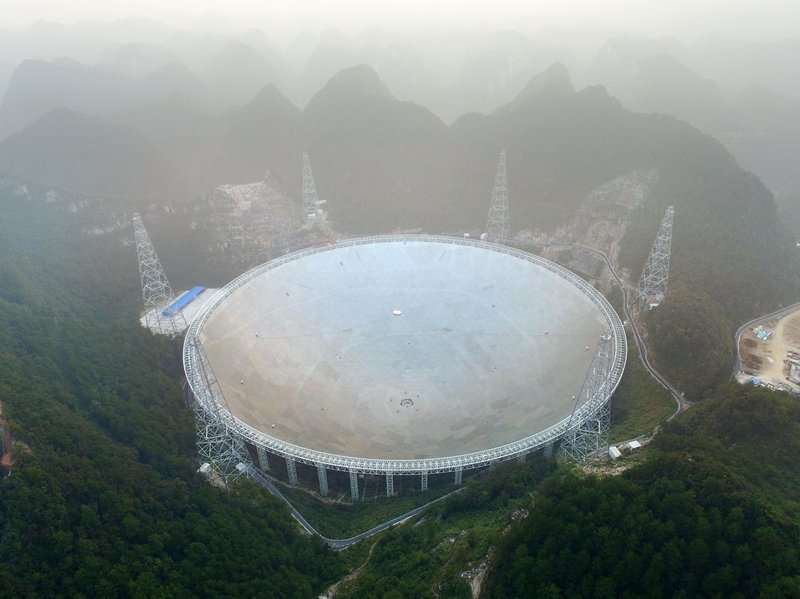 World’s Largest Radio Telescope Starts Operating in China