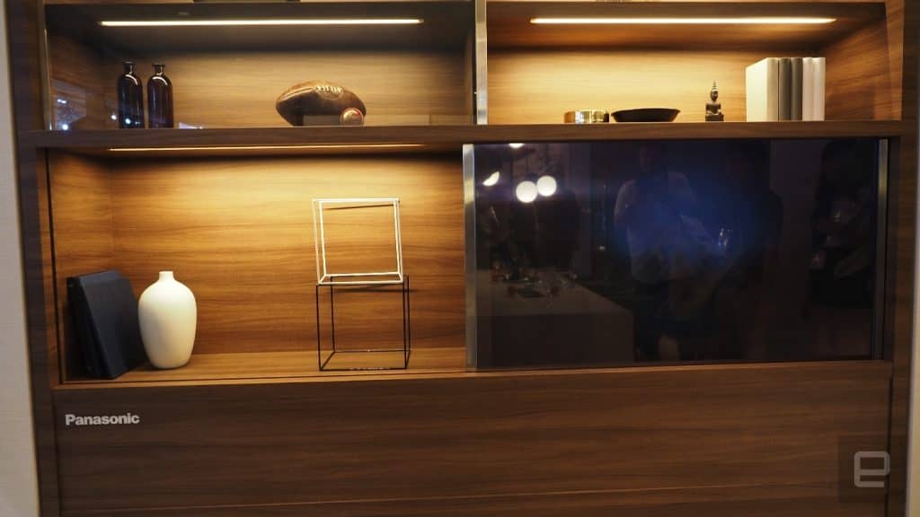 Panasonic's New "Invisible TV" Becomes Transparent When It I