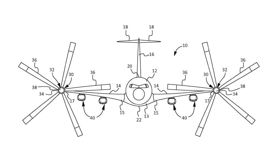 Boeing Files A Patent For VTOL Passenger Plane