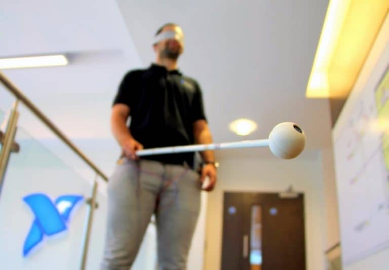 This Smart White Cane Will Beep When You Are Close To A Coll