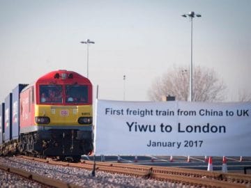 First Freight Train From China Arrives In London
