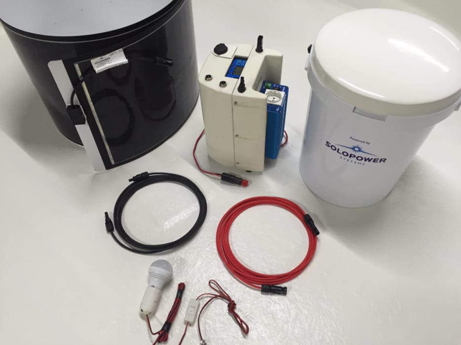 SoloBucket Is Your Portable Solar Power Plant