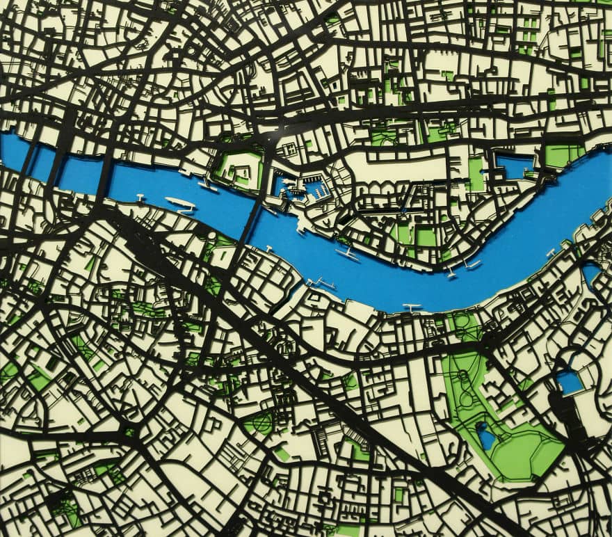 This Man Makes Stunning Maps Using Paper And A Scissor