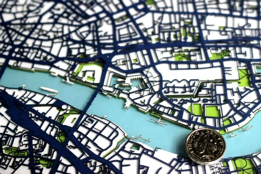 This Man Makes Stunning Maps Using Paper And A Scissor