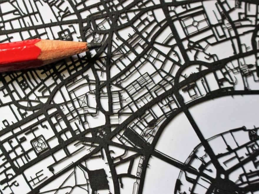 This Man Makes Stunning Maps Using Paper And A Scissor