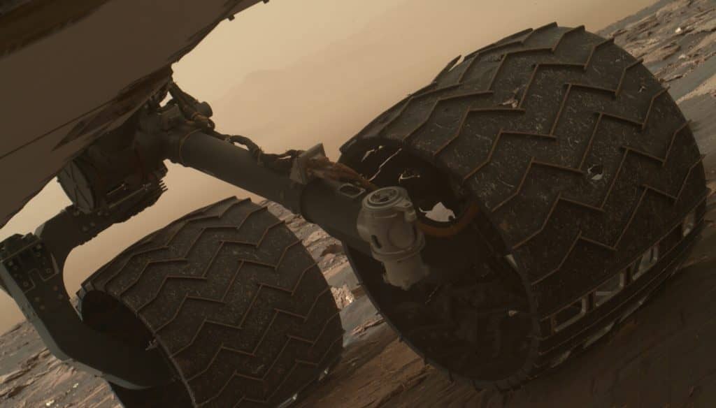 NASA's Curiosity Rover's Wheels Begin To Break Down