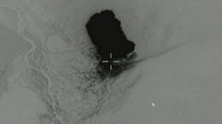 Pentagon Releases Video Of The Mother Of All Bombs Dropped B