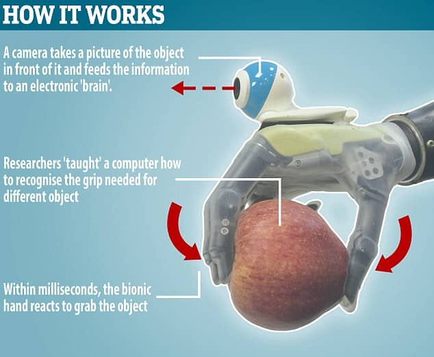 Revolutionary New Bionic Hand Can See Objects And Provide Th