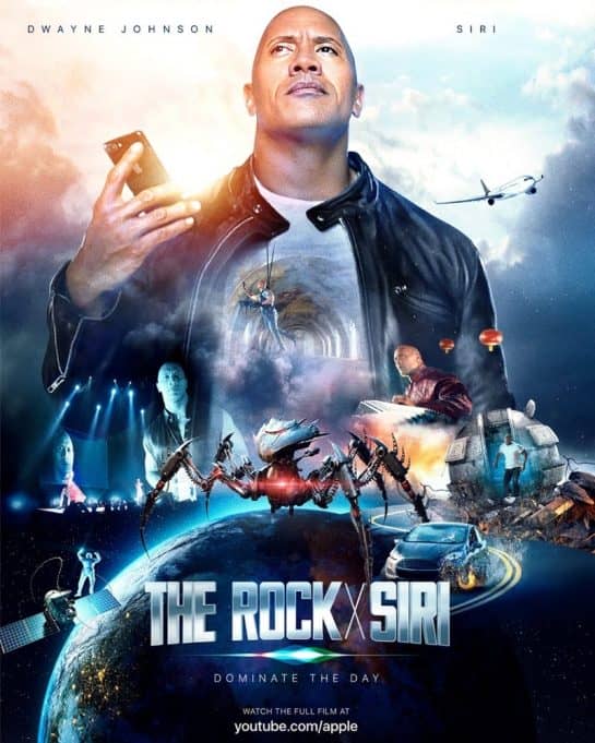 'The Rock' Is Starring In An Apple Ad Along With Siri To Roc