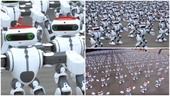 These 1069 Dancing Robots Just Made A Guinness World Record