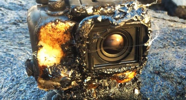 Watch The Video Of This GoPro Camera As It Gets Melted By Mo