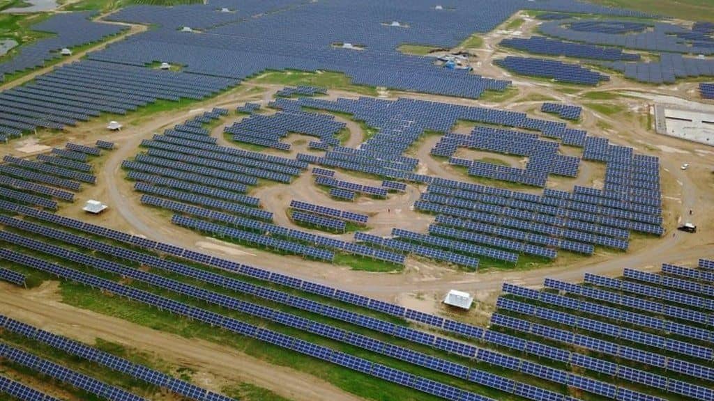 China Constructs A Giant Panda Shaped Solar Farm On 250 Acre