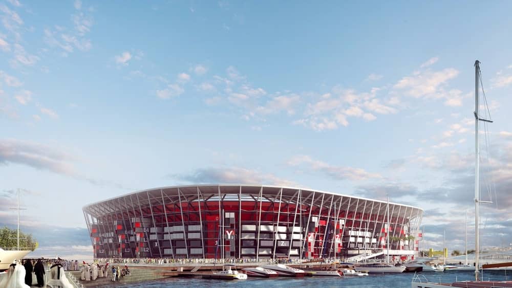 World's First Shipping Container Based Removable Stadium To
