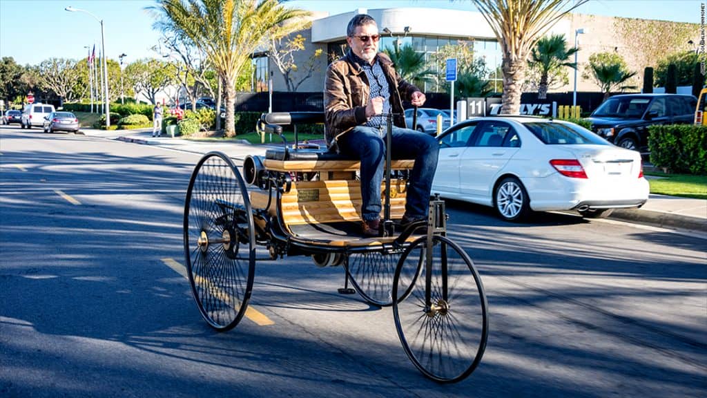 Take A Look As This Guy Drives The World's First Car
