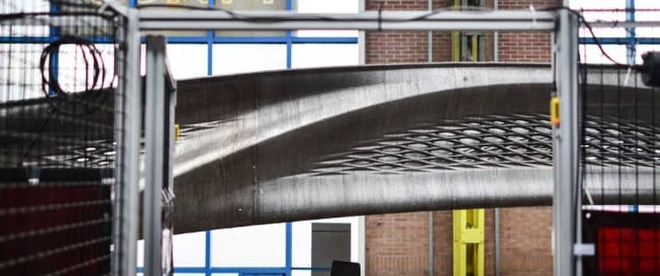 World's Largest 3D Printed Steel Bridge Made By Welding Robo