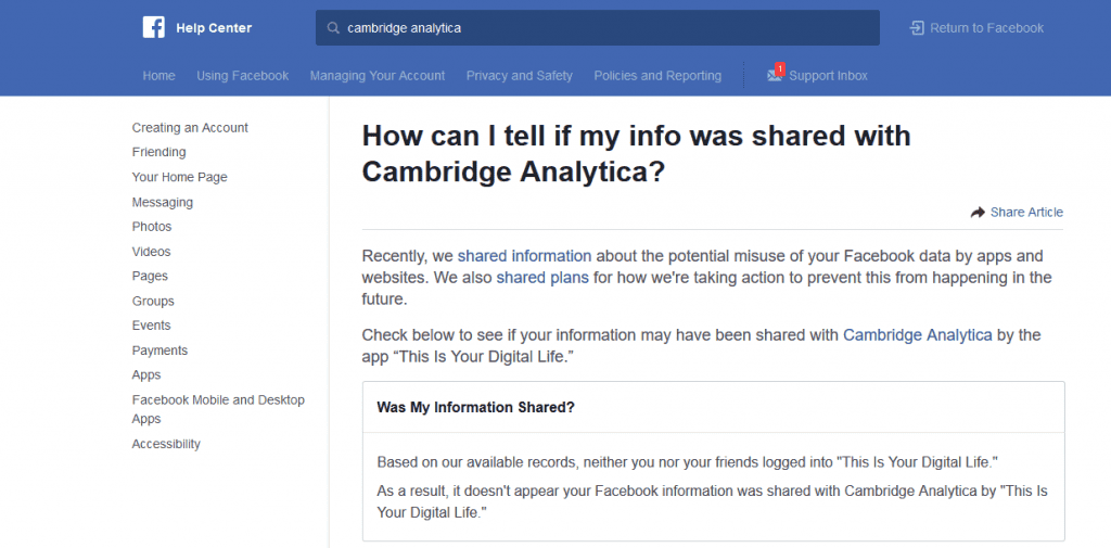 Here Is How You Can Check If Your Facebook Data Was Leaked