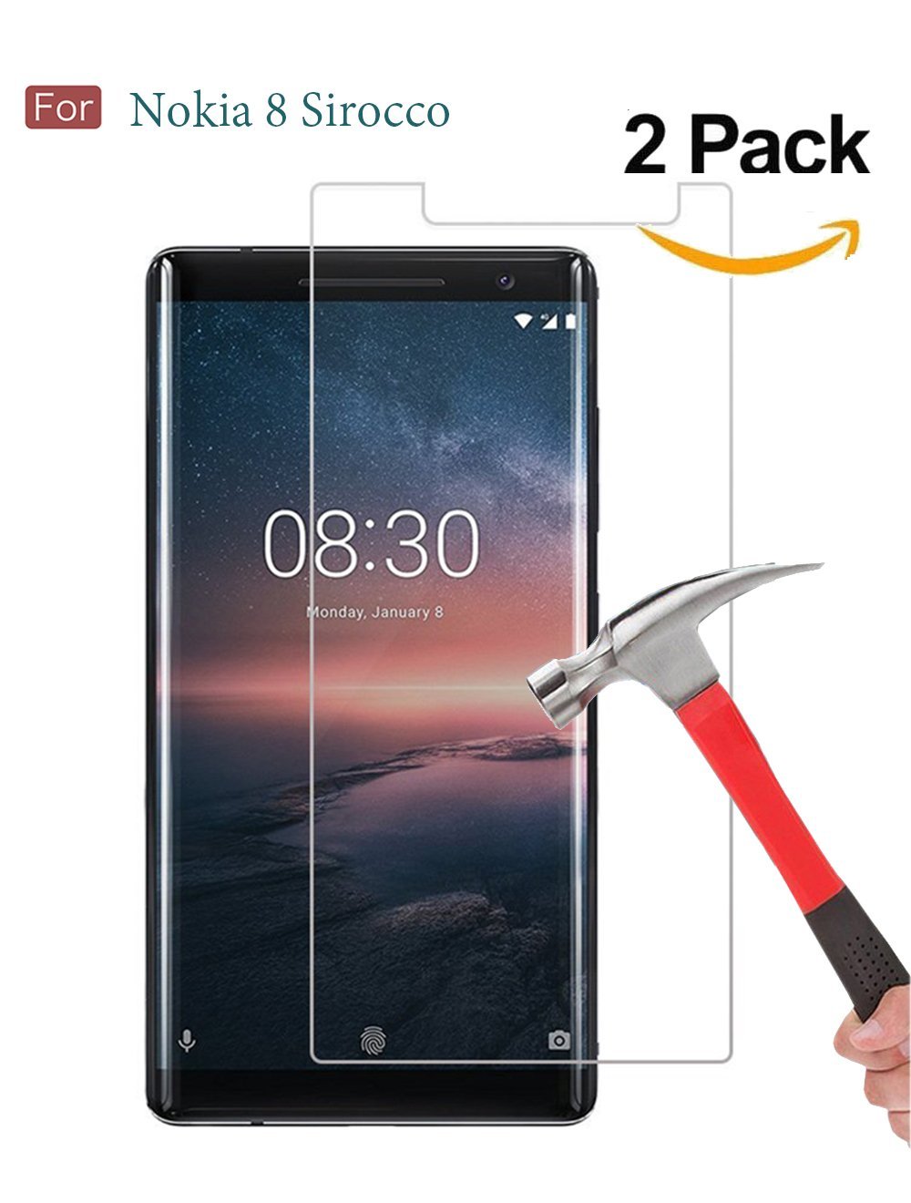 10 Best Screen Protectors For Nokia 8 Sirocco
