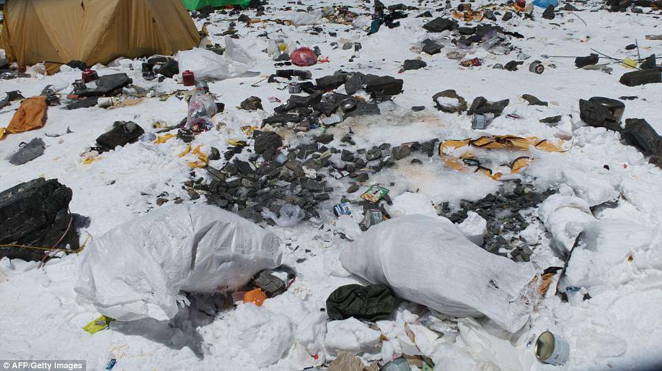 Mount Everest Turns Into The World's Highest Trash-Can