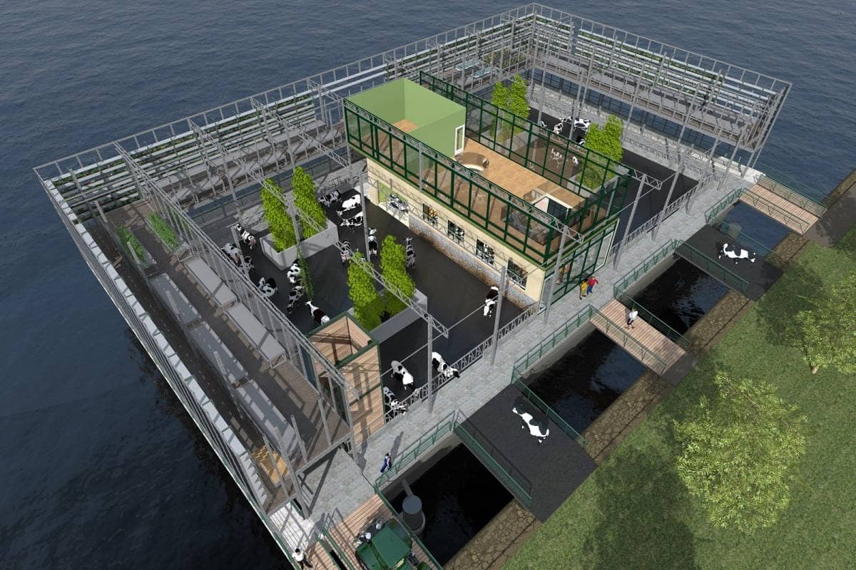 Netherlands Is Soon Opening The World's First Floating Dairy