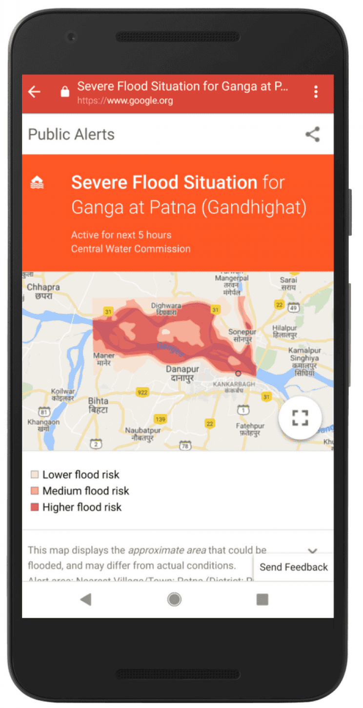 Google Uses AI To Predict Floods And Warn Users In India