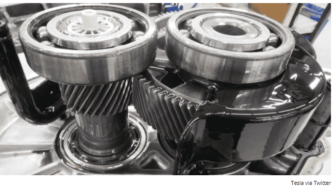 Elon Musk Releases Photos Of Tesla Model 3 Engine After It C