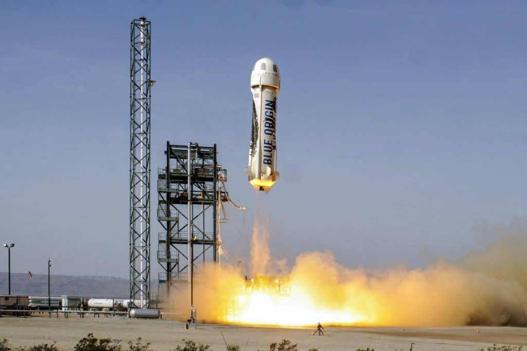 Blue Origins’ New Shepard Rocket Lands Back On Earth Safel