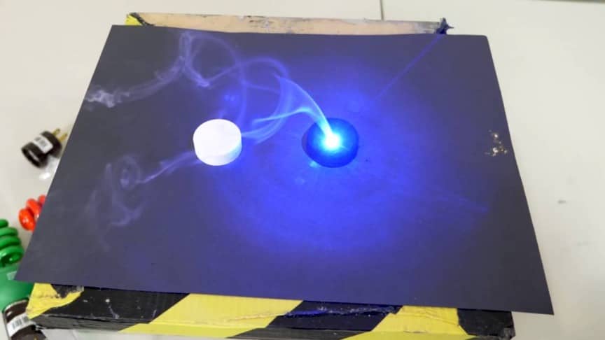 Watch What Happens When You Shoot A Laser On World's Blackes