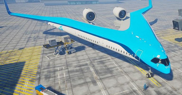 This New Fuel Efficient V-Shaped Plane Will Change Air Trave