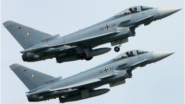 Breaking: Two Eurofighter Typhoons Crash After Colliding Mid