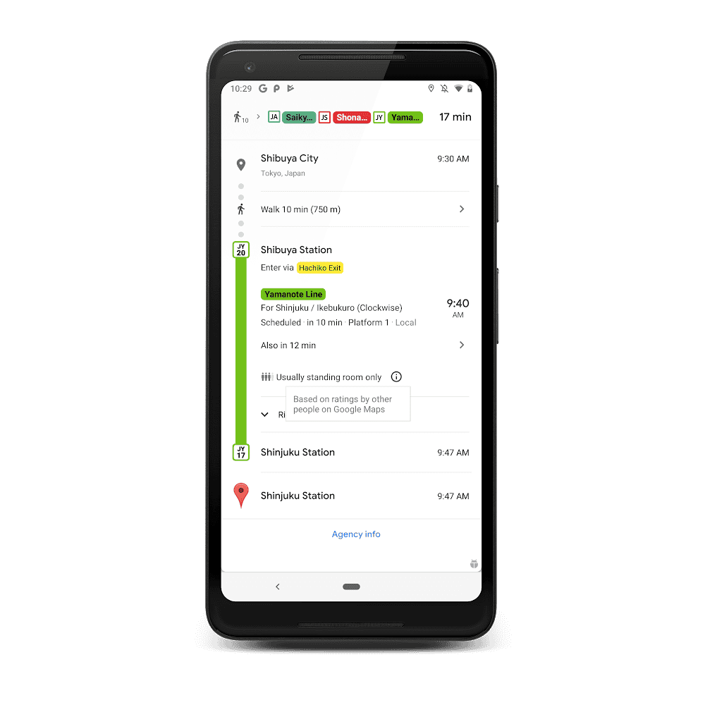 Google Maps Will Now Tell How Busy Your Public Transport Com