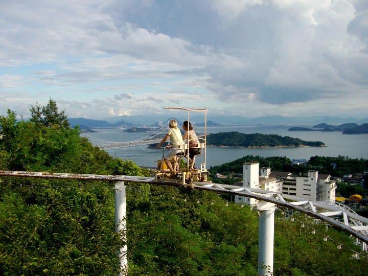 SkyCycle Is A Pedal-Powered Roller Coaster Ride In Japan