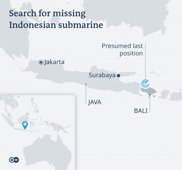 53 Sailors Presumed Dead After Missing Indonesian Submarine