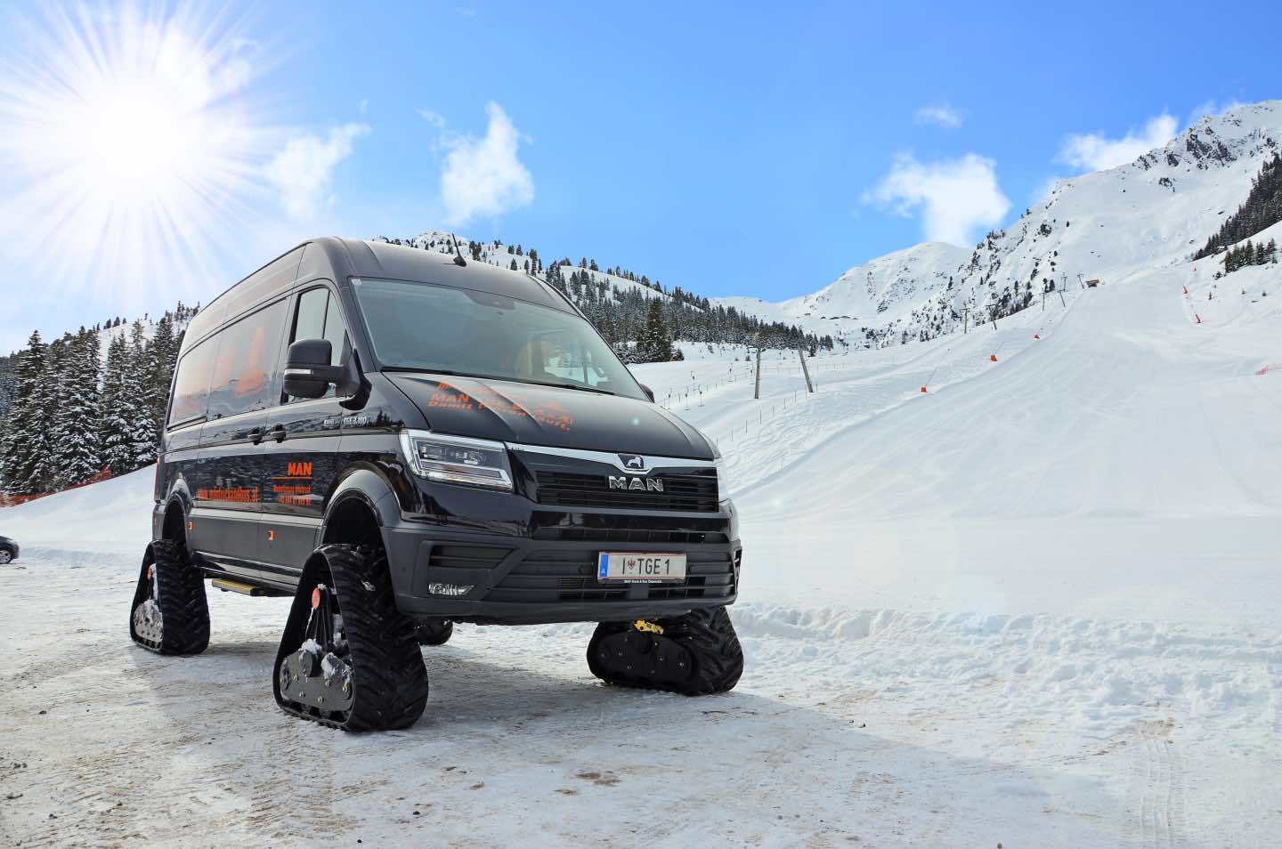 This Adventure Van Comes With Treaded Tires That Can Easily