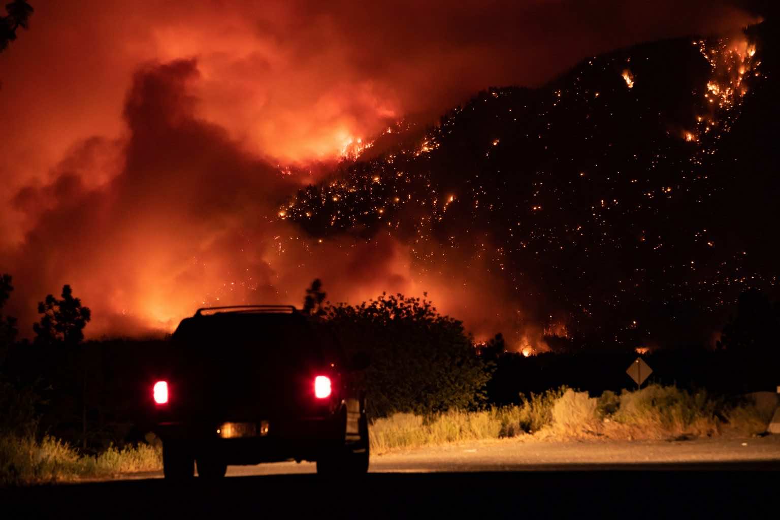 Town In Canada Burns Down After Record Temperatures