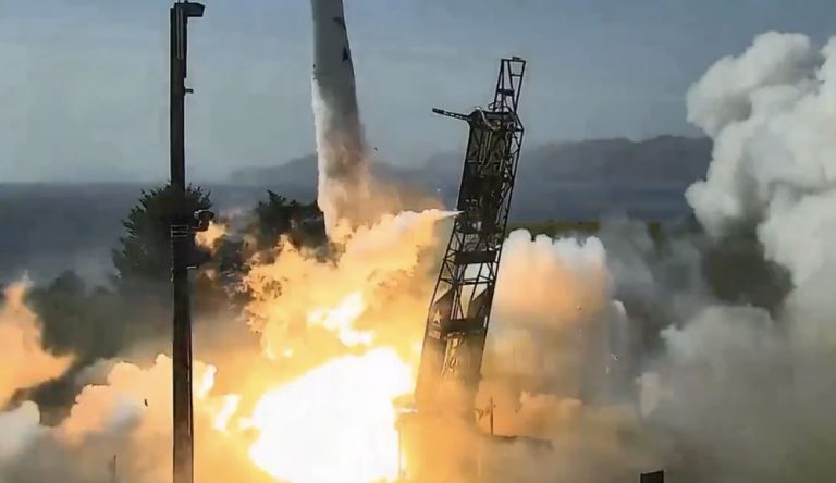WATCH: Astra Rocket Powerslides Off Launchpad Before Taking