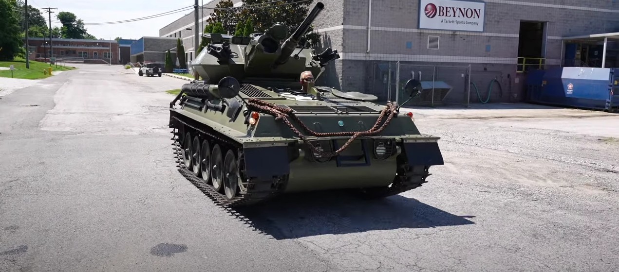 WATCH: Tesla Model X Goes Head-To-Head With An Armored Vehic