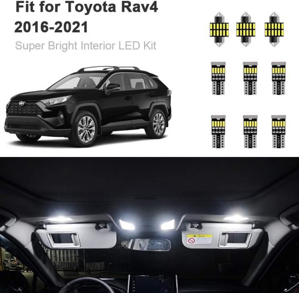 10 Best Interior Car Lights For Toyota RAV4