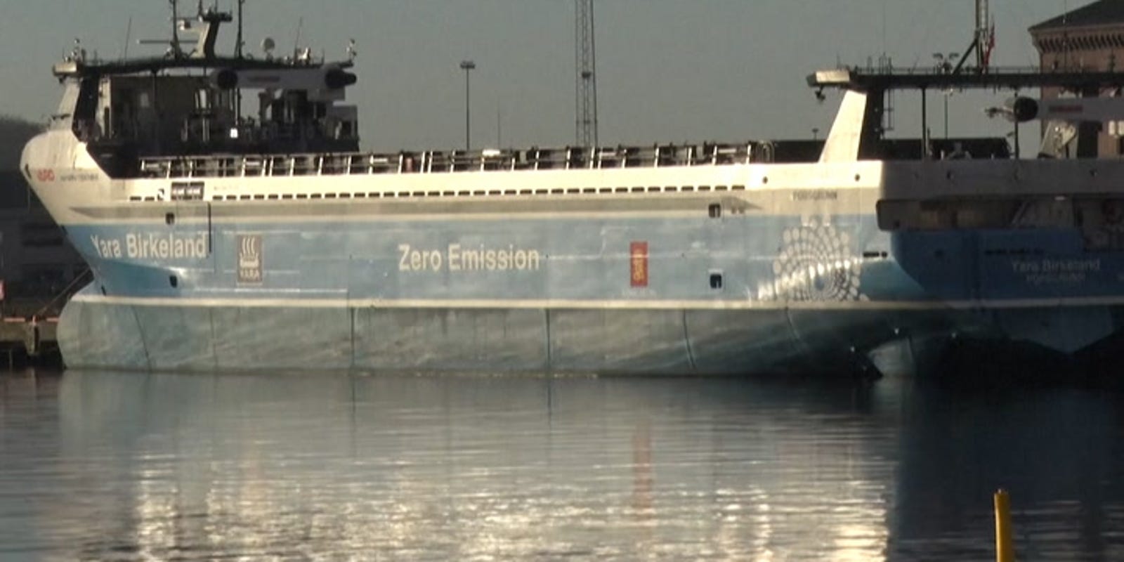 The World's First Autonomous Electric Cargo Ship Is Taking T